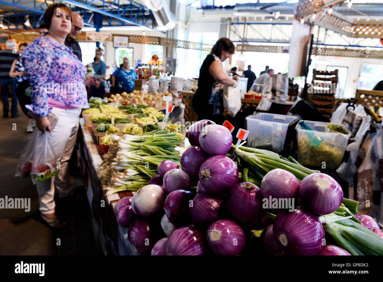 Old Port market, Quebec, Canada Stock Photo - Alamy