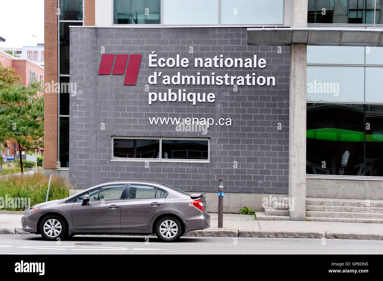 Ecole Nationale d'Administration Publique, Quebec town, Canada Stock ...