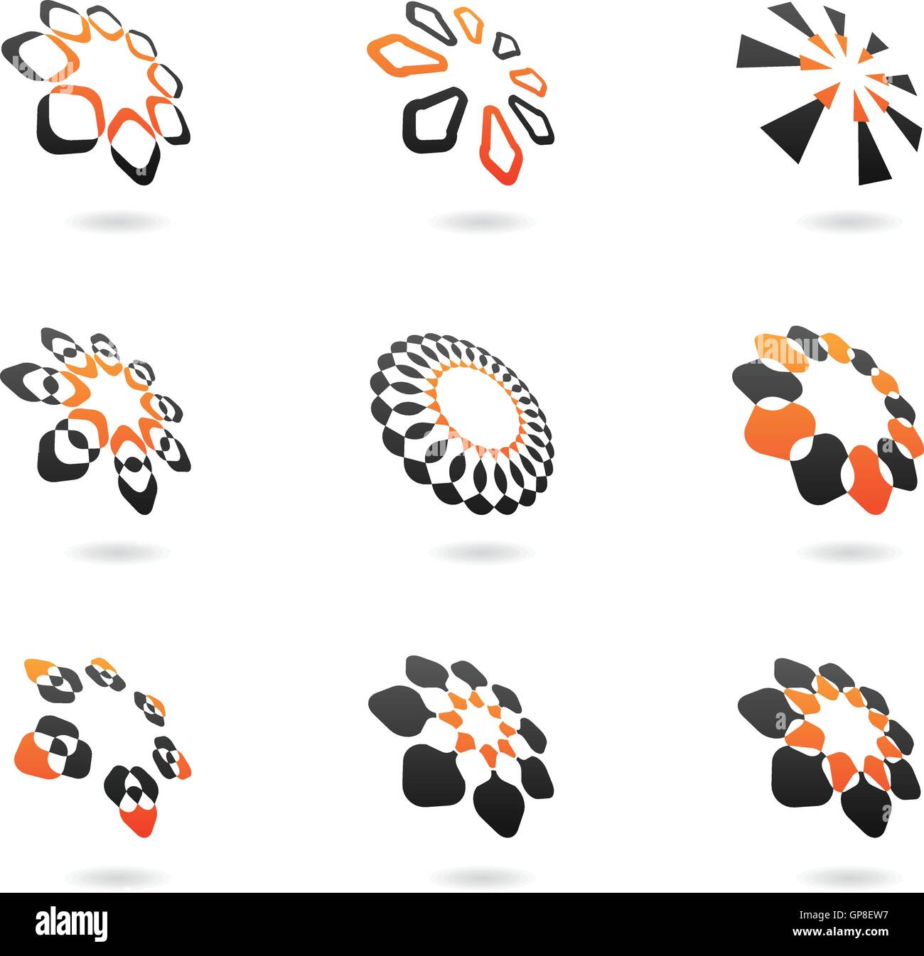 Distorted icons Stock Vector Images - Alamy