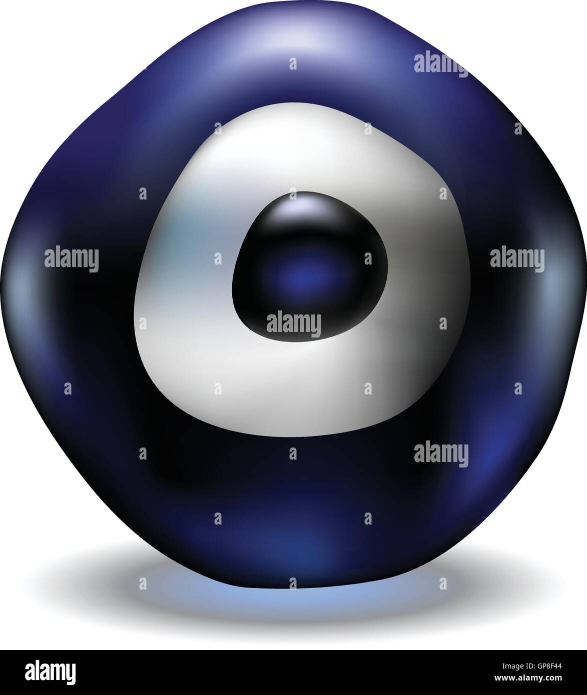 Blue glass charm Stock Vector Images - Alamy