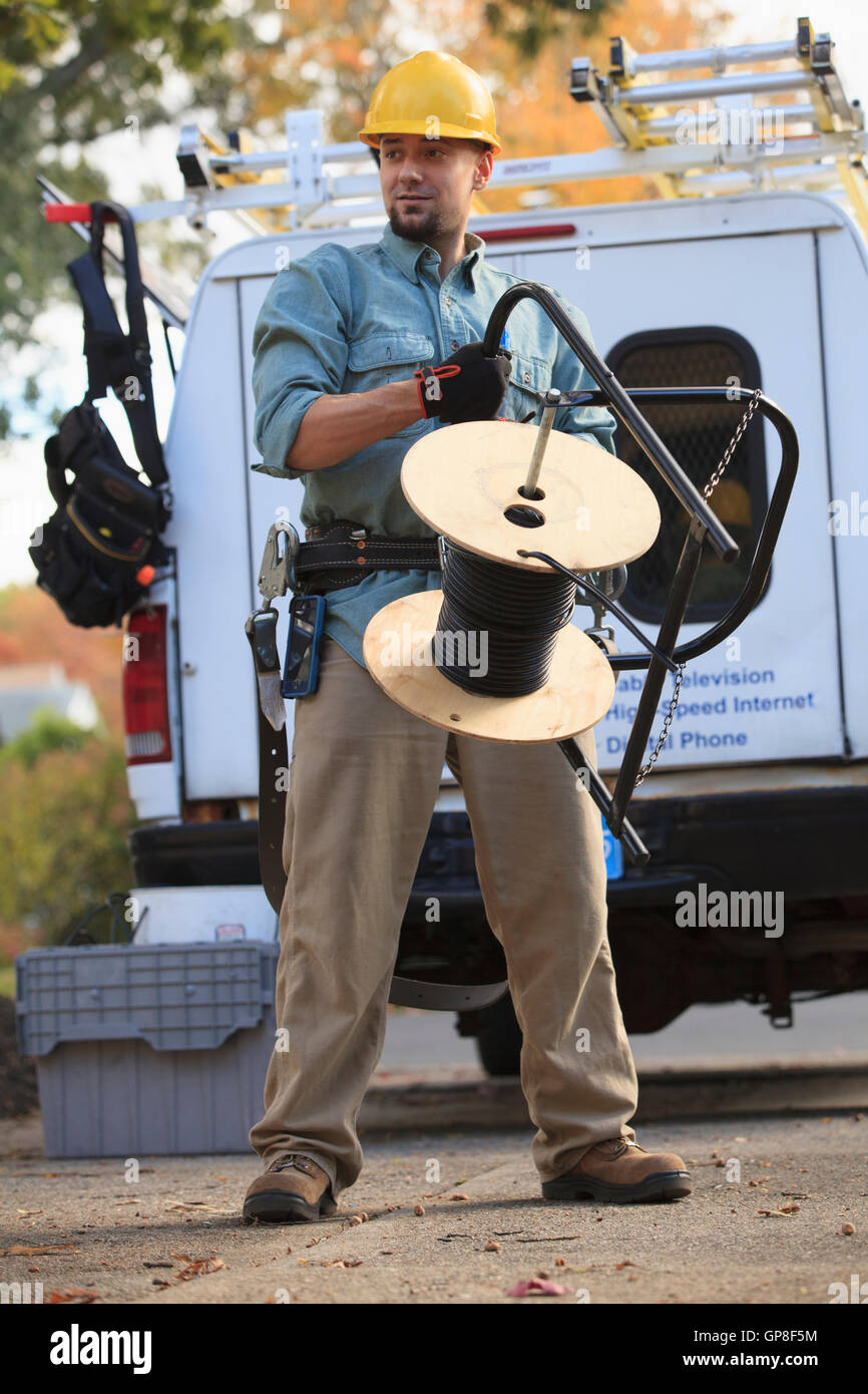 Spool Of Cable, Truck High Resolution Stock Photography and Images - Alamy