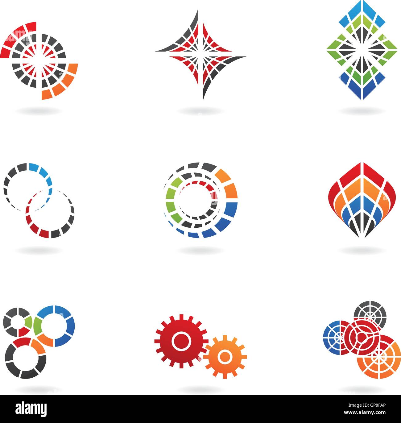 Cog icons Stock Vector Images - Alamy