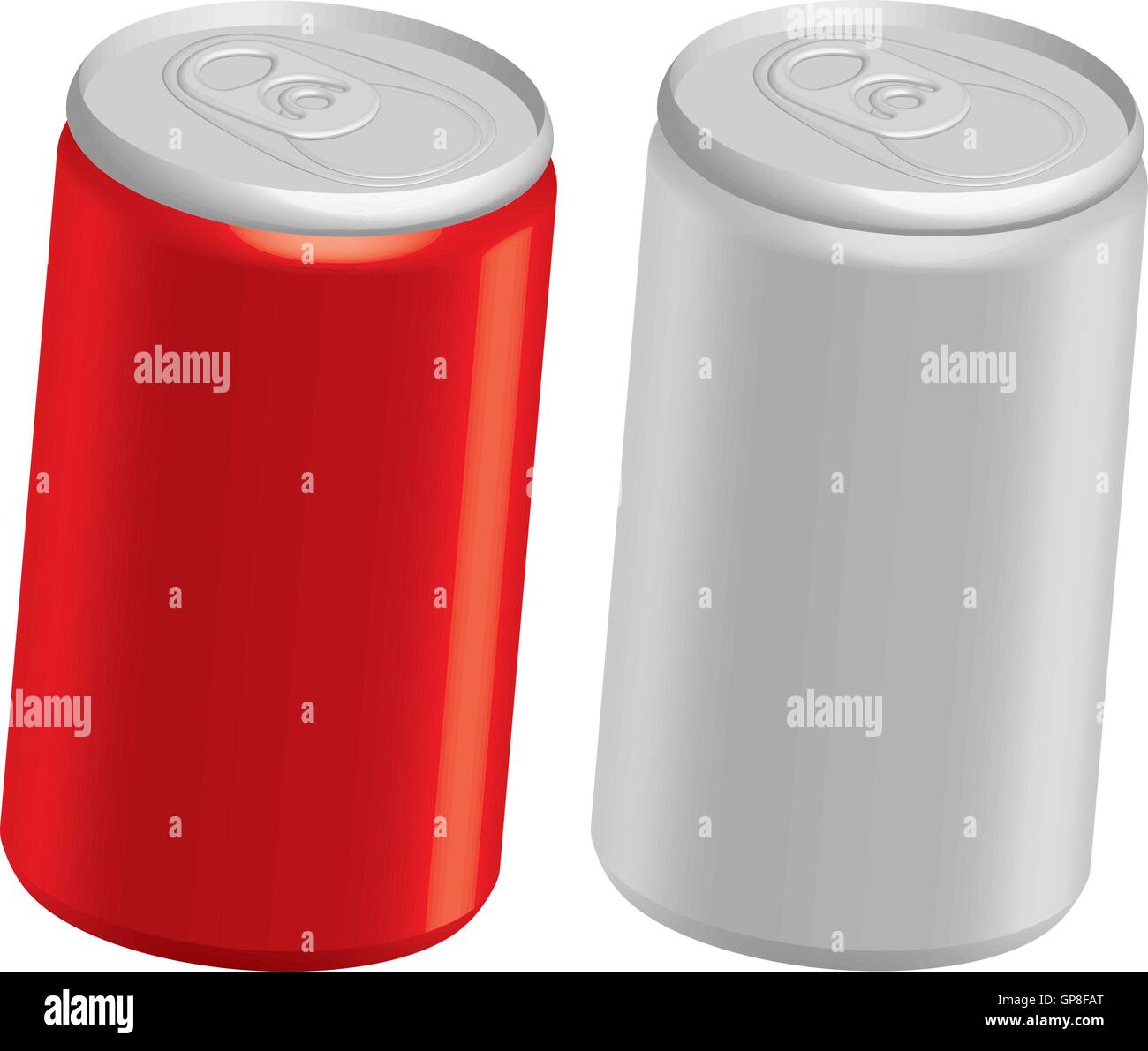 illustration of cola cans isolated on white Stock Vector Image & Art ...