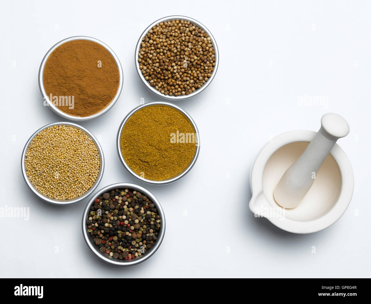 Selection of cooking spices Stock Photo - Alamy