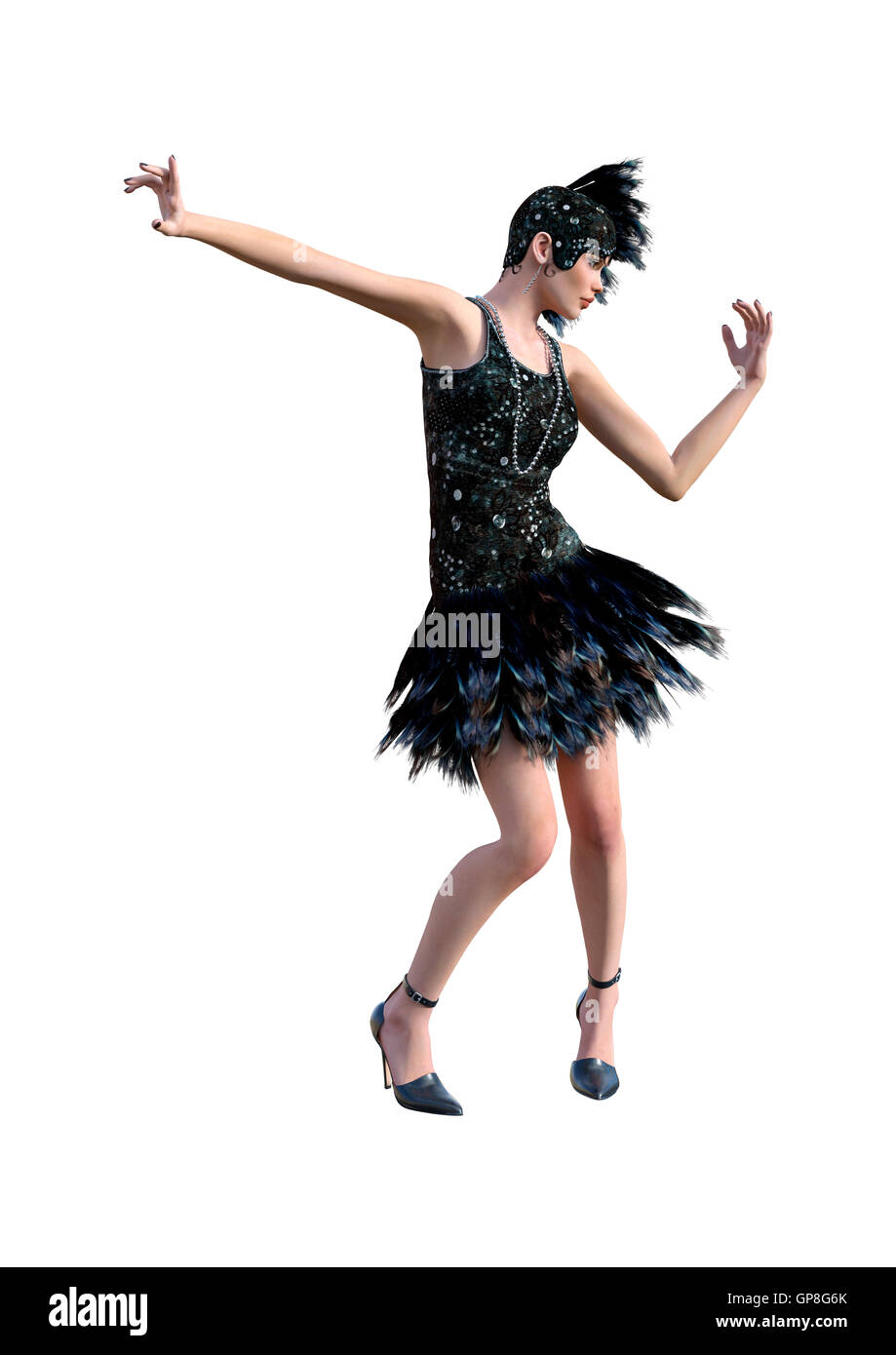 1920s flapper, model hi-res stock photography and images - Alamy