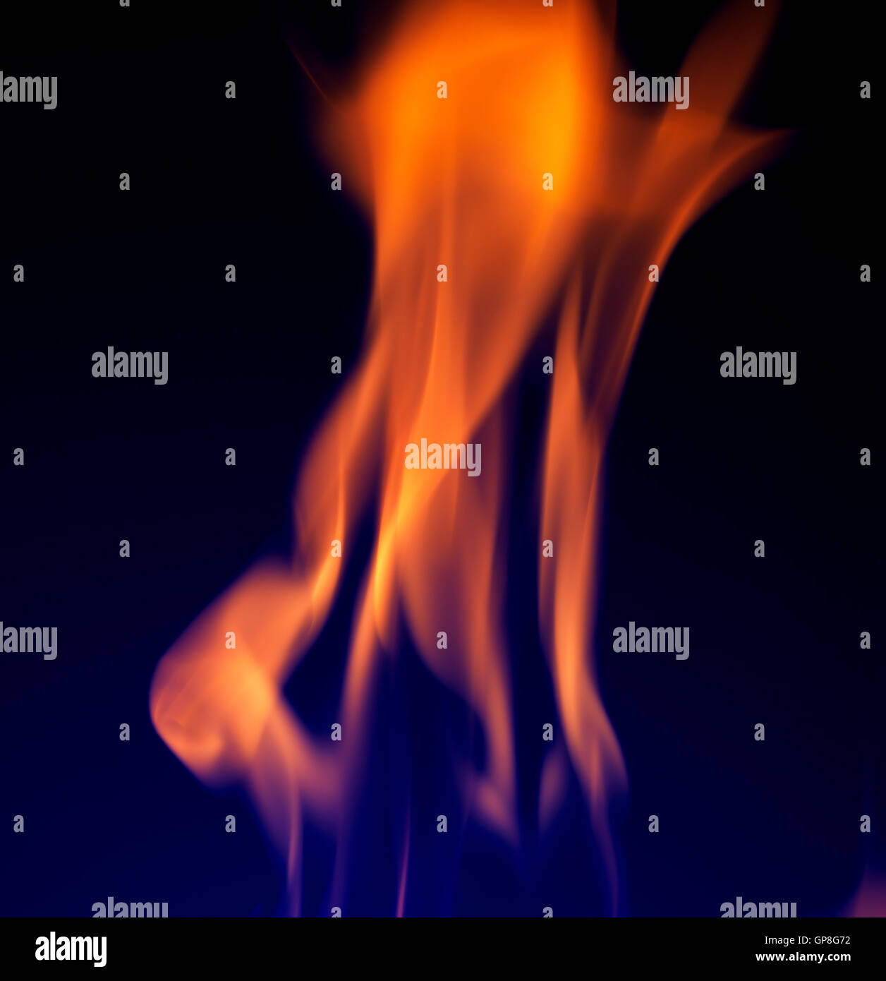 Glowing Fire Flame Stock Photo - Alamy