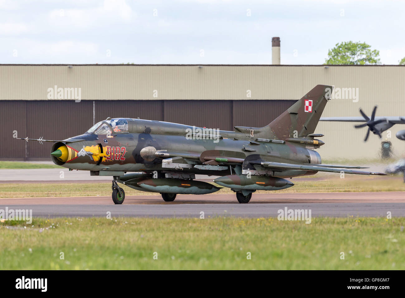 Polish Air Force (Siły Powietrzne) Sukhoi Su-22M4 “Fitter” attack ...
