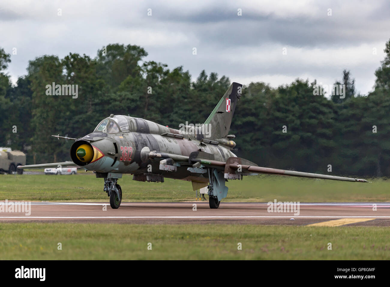 Polish Air Force (Siły Powietrzne) Sukhoi Su-22M4 “Fitter” attack ...
