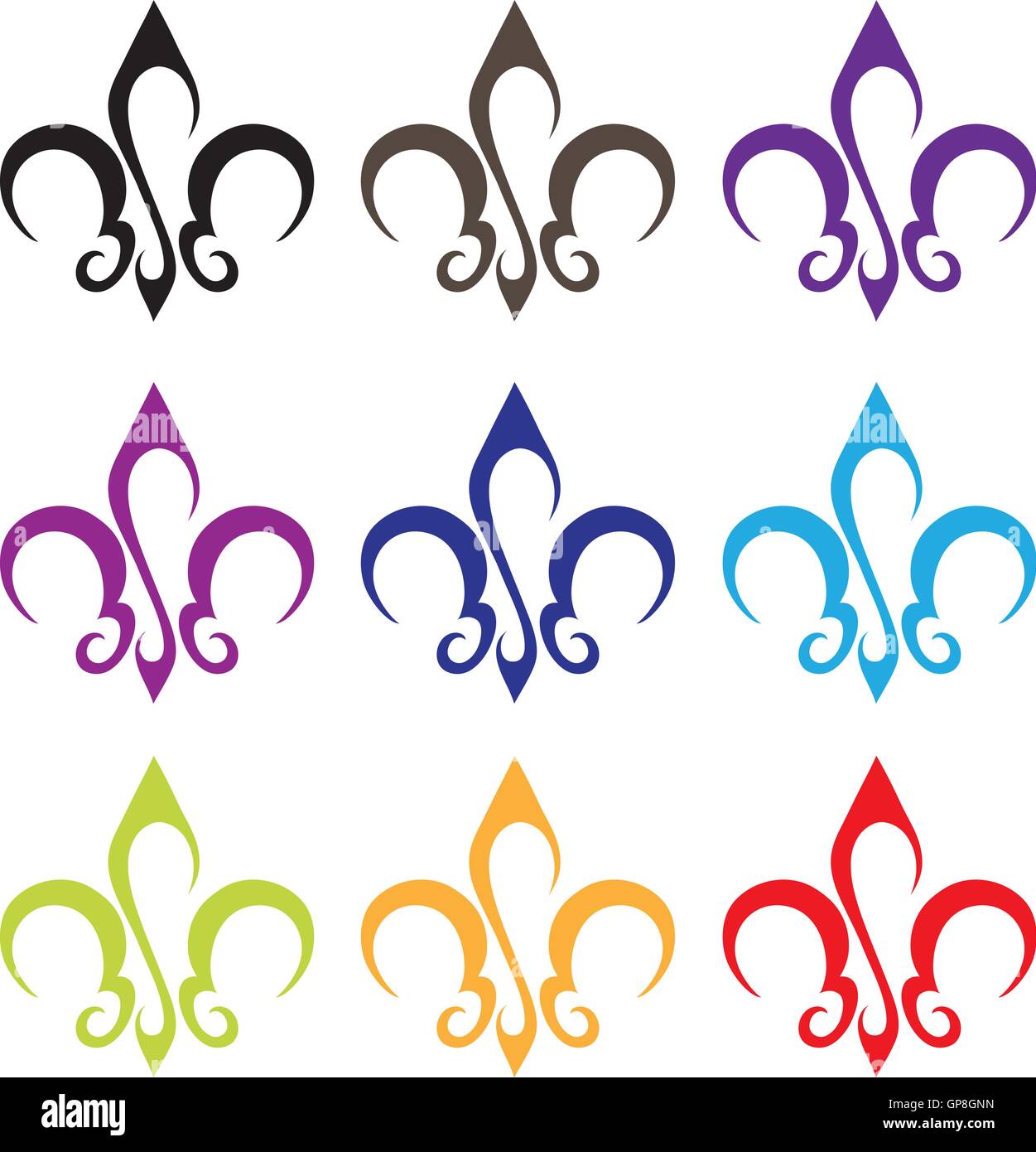 lily of Bosnia or French Fleur de lys Stock Vector Image & Art - Alamy