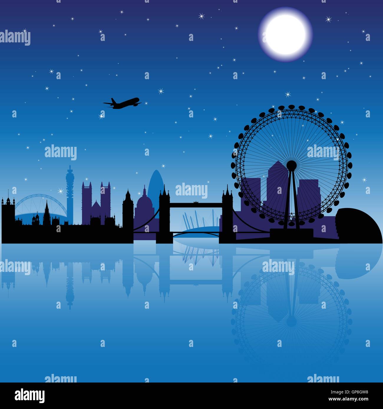 Wembley stadium silhouette vector hi-res stock photography and images ...