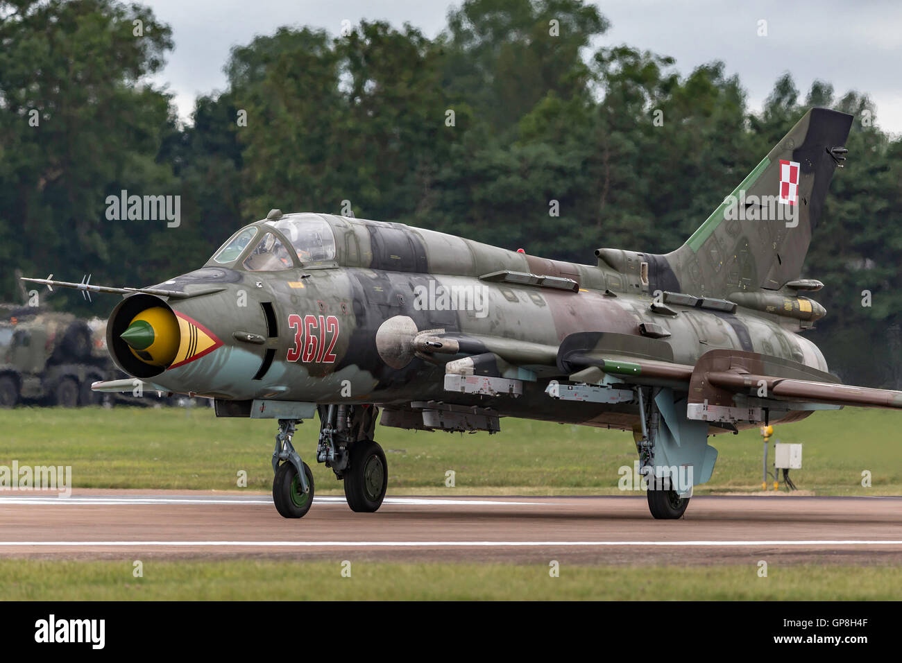 Polish Air Force (Siły Powietrzne) Sukhoi Su-22M4 “Fitter” attack ...