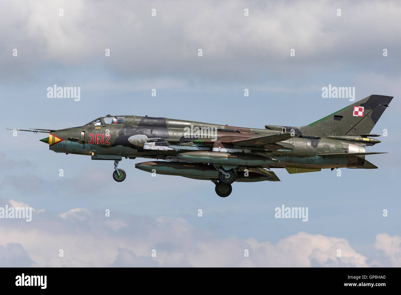 Polish Air Force (Siły Powietrzne) Sukhoi Su-22M4 “Fitter” attack ...