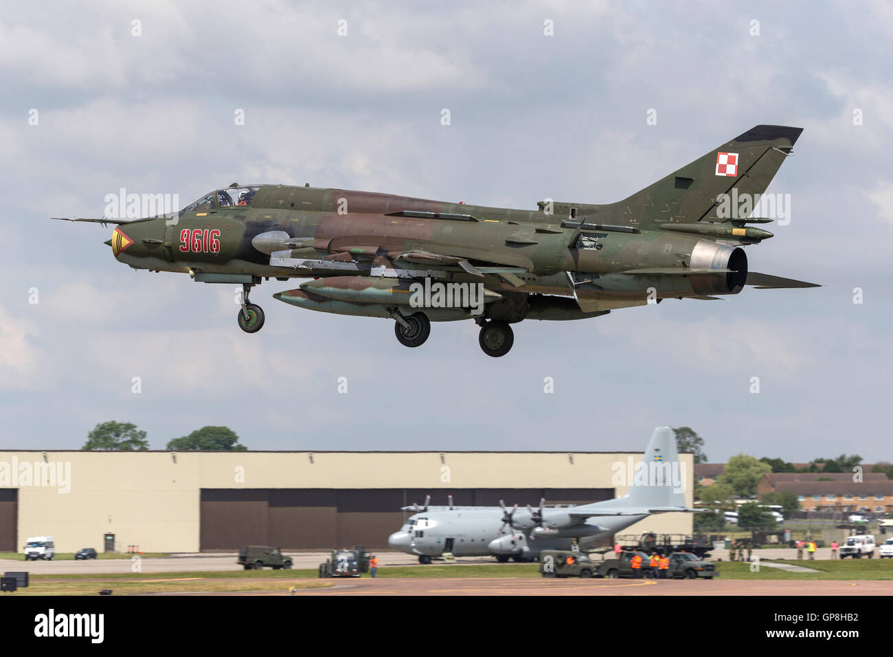 Polish Air Force (Siły Powietrzne) Sukhoi Su-22M4 “Fitter” attack ...
