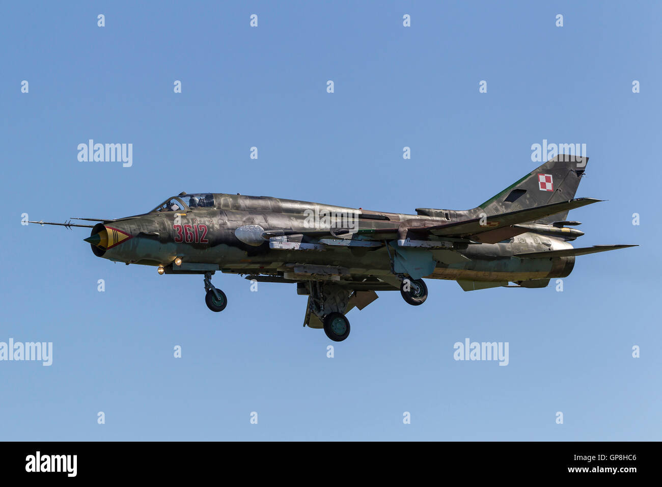 Polish Air Force (Siły Powietrzne) Sukhoi Su-22M4 “Fitter” attack ...