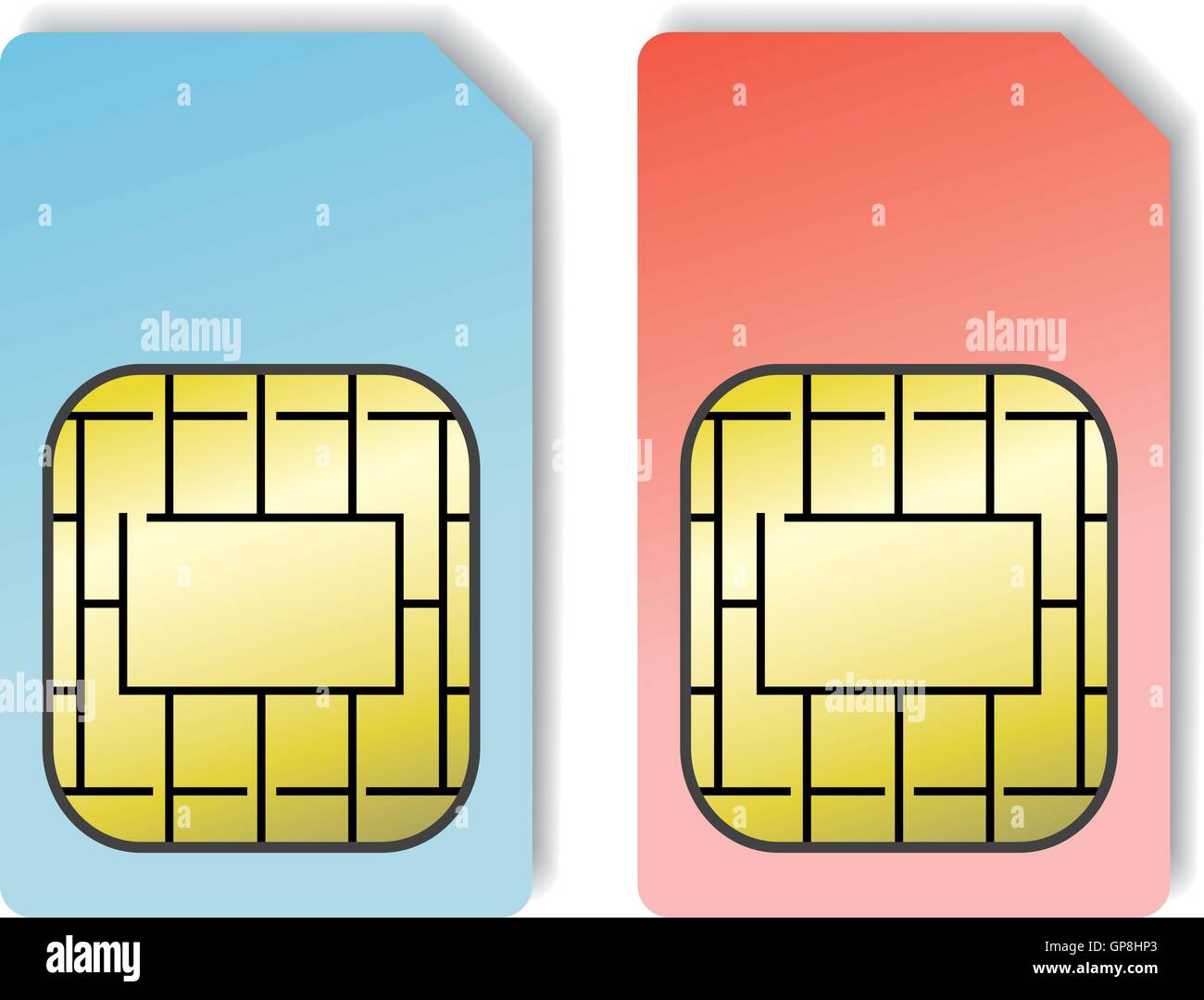 Sim cards Stock Vector Images - Alamy