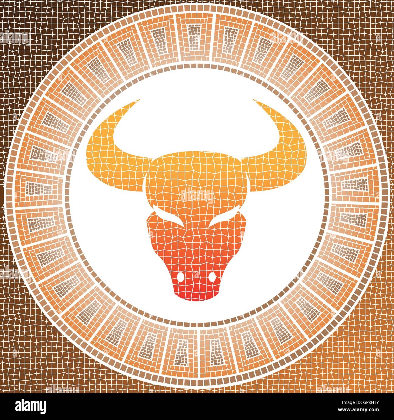 Fire zodiac sign taurus vector hi-res stock photography and images - Alamy