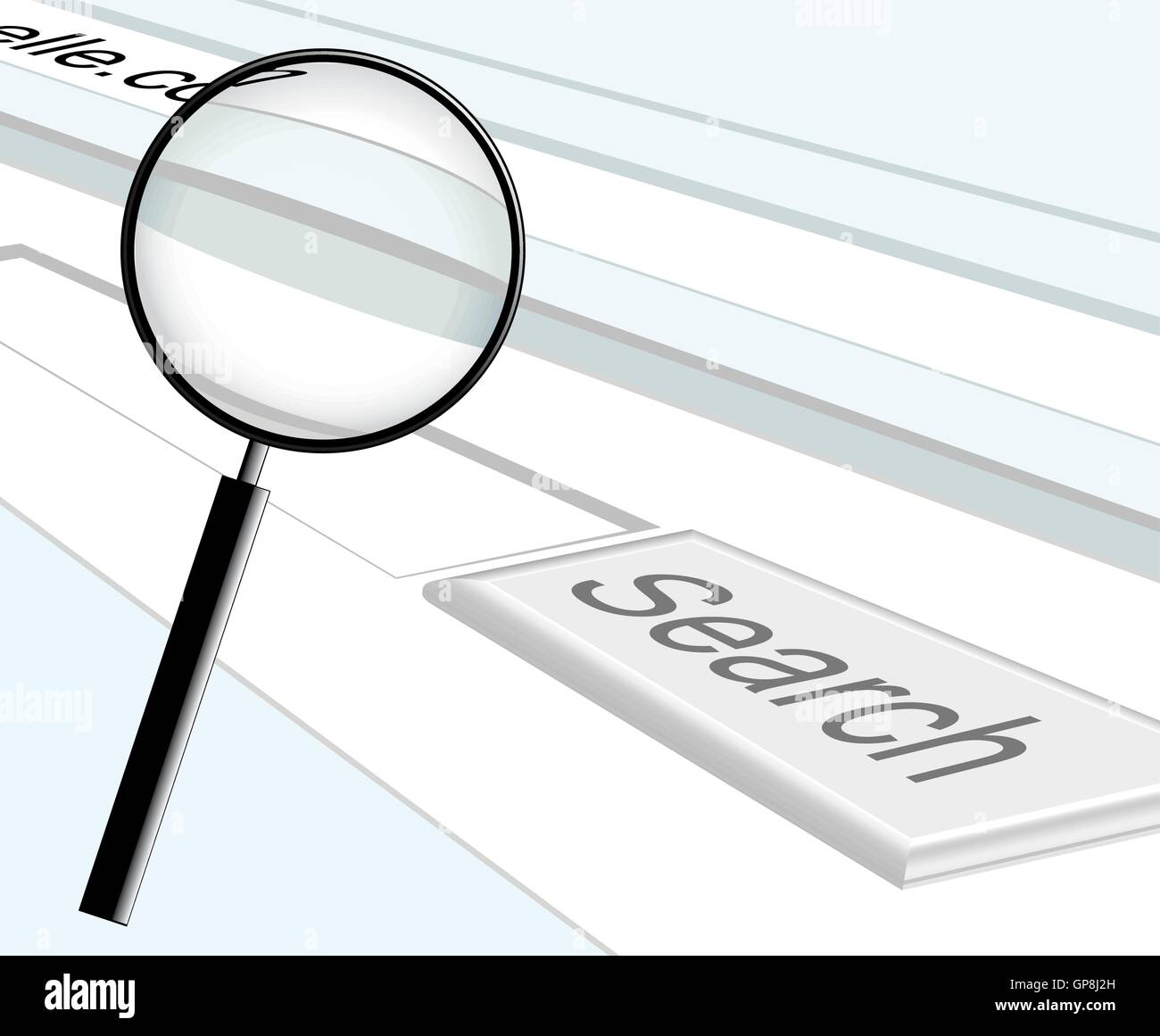 web search and magnifier vector illustration Stock Vector Image & Art ...