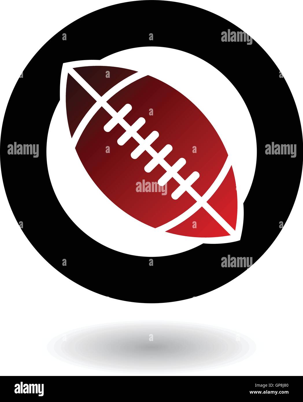 Rugby ball clipart Stock Vector Images - Alamy