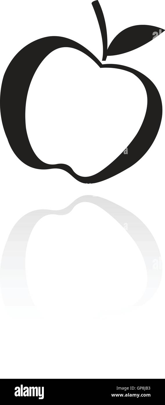 Apple Logo Isolated Stock Vector Images - Alamy