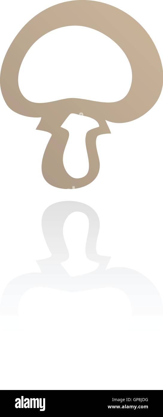 Food close up mushrooms Stock Vector Images - Alamy