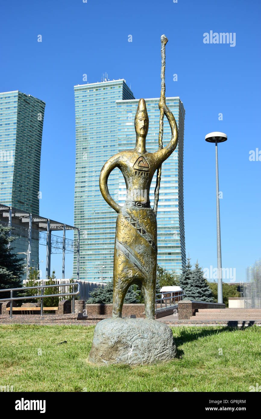 Street sculpture in Astana, capital of Kazakhstan Stock Photo - Alamy