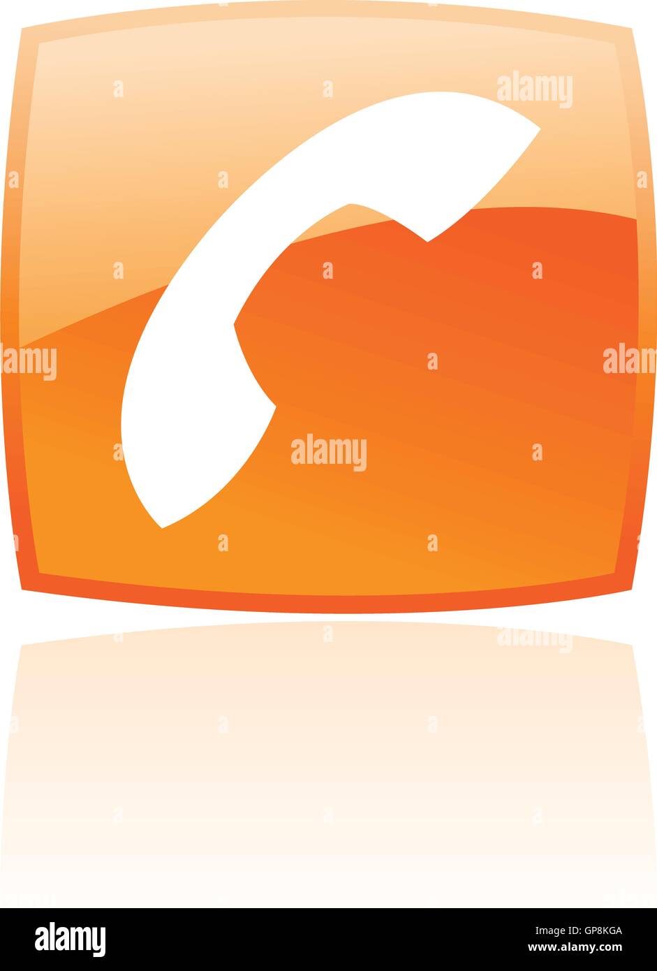 Old fashioned phone button Stock Vector Images - Alamy