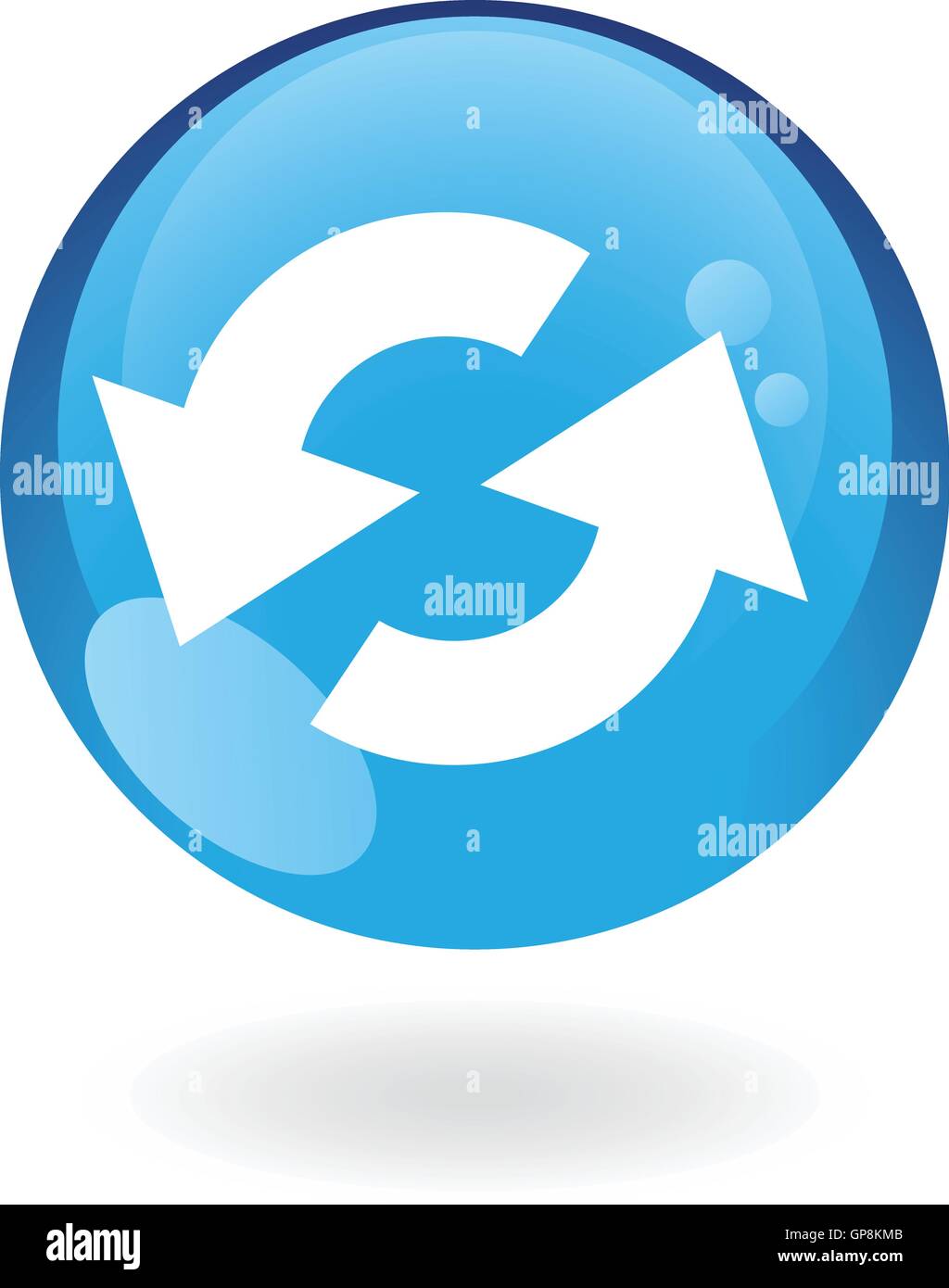 Turn on the light bright blue Stock Vector Images - Alamy