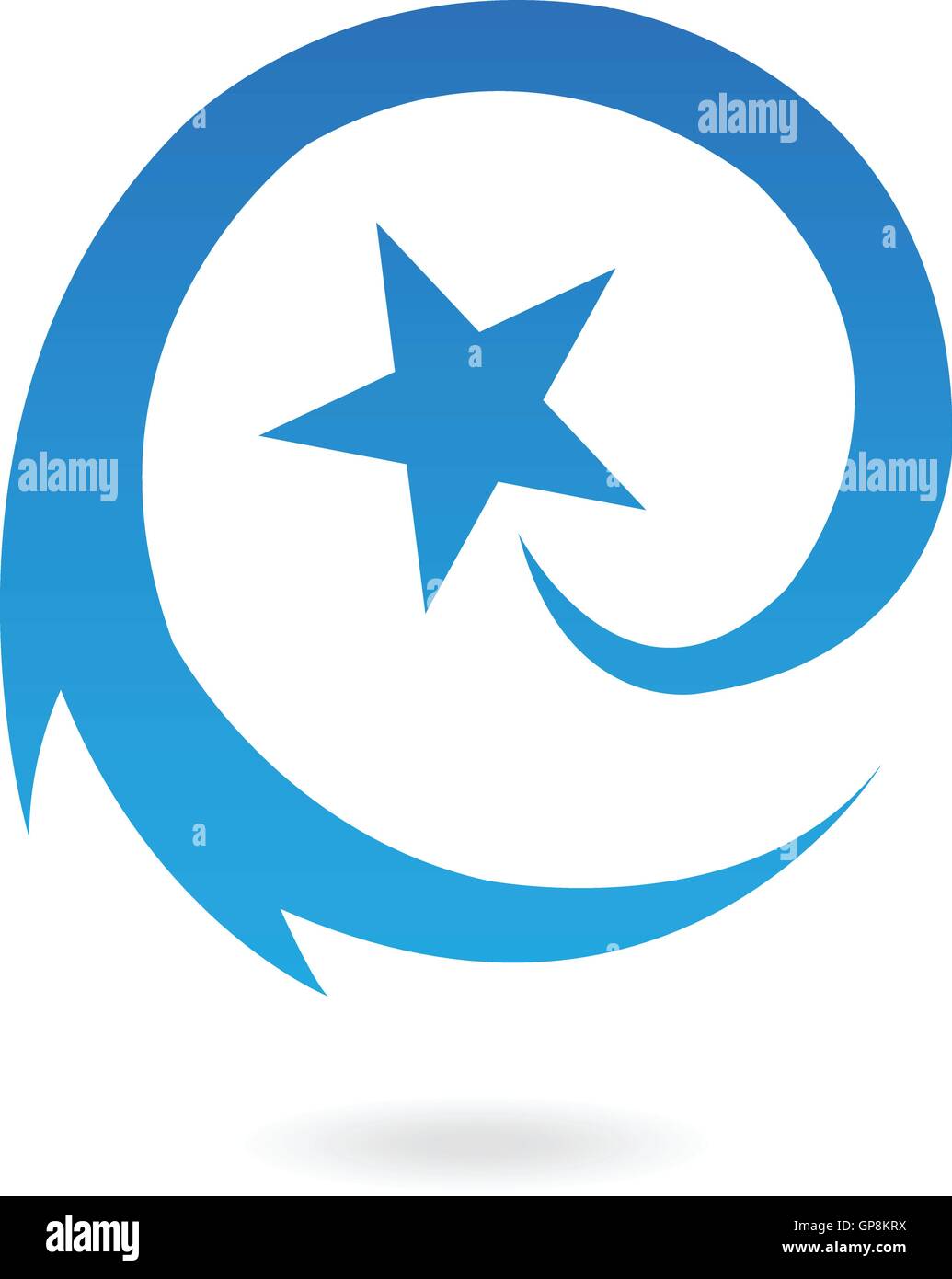 Shooting star space stars blue magic Stock Vector Images - Alamy
