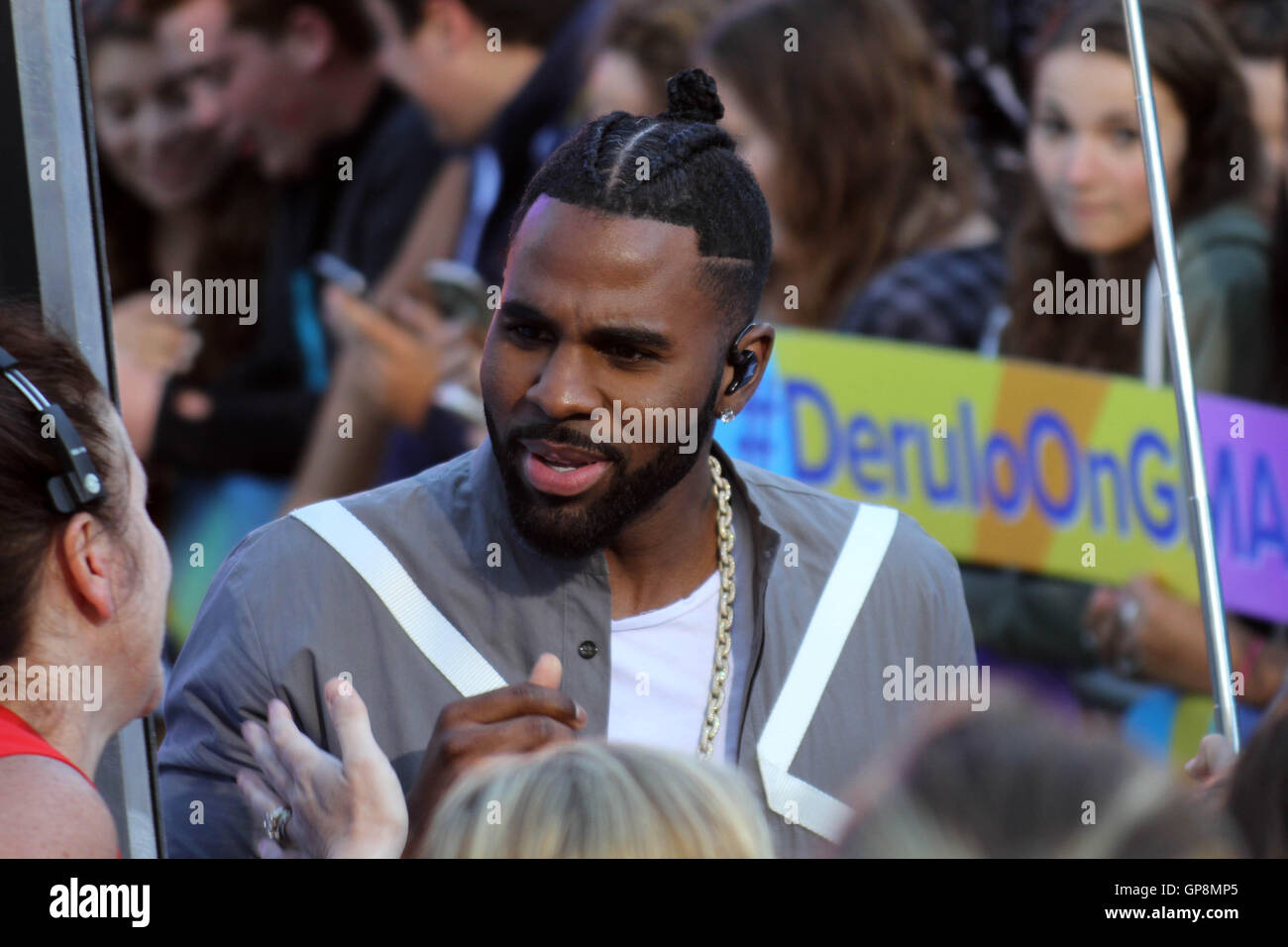 New York, New York, USA. 1st Sep, 2016. Jason Derulo performs for The ...
