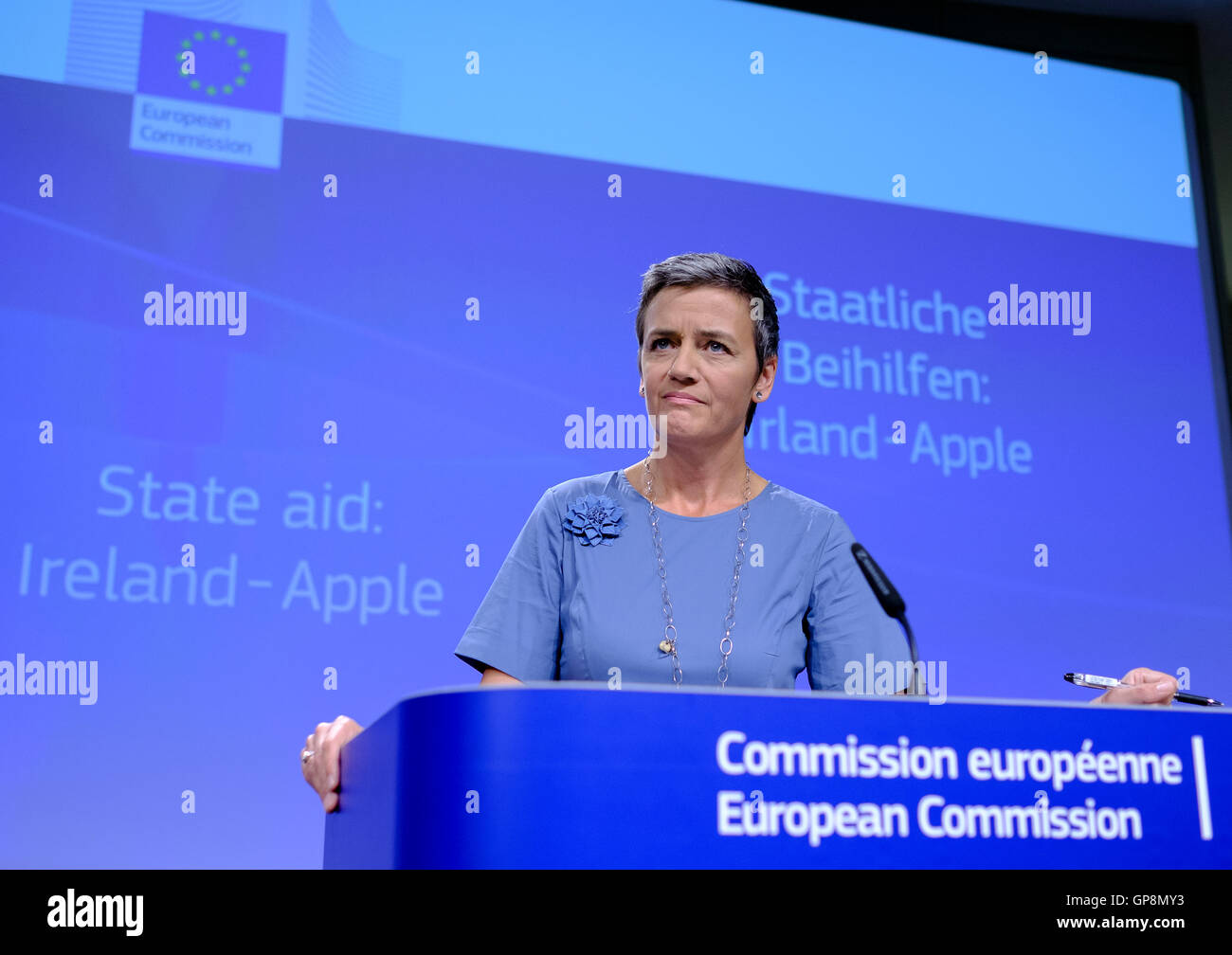 Brussels, Belgium, August 30, 2016. -- European Union Competition ...