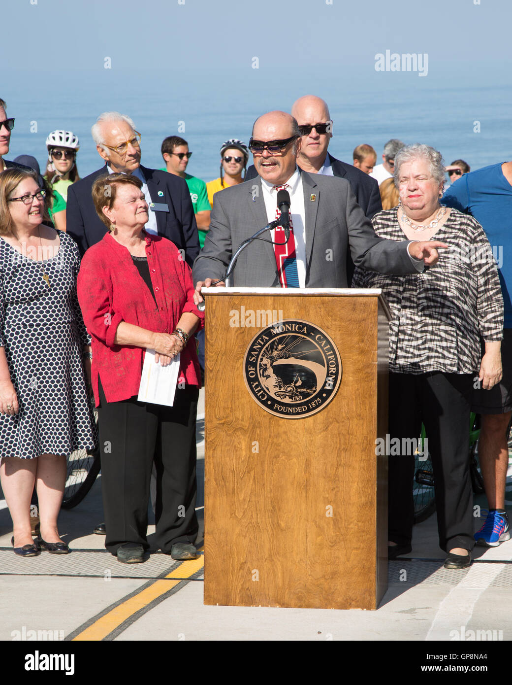 Santa Monica, California, USA. 1st September, 2016. Santa Monica Mayor ...