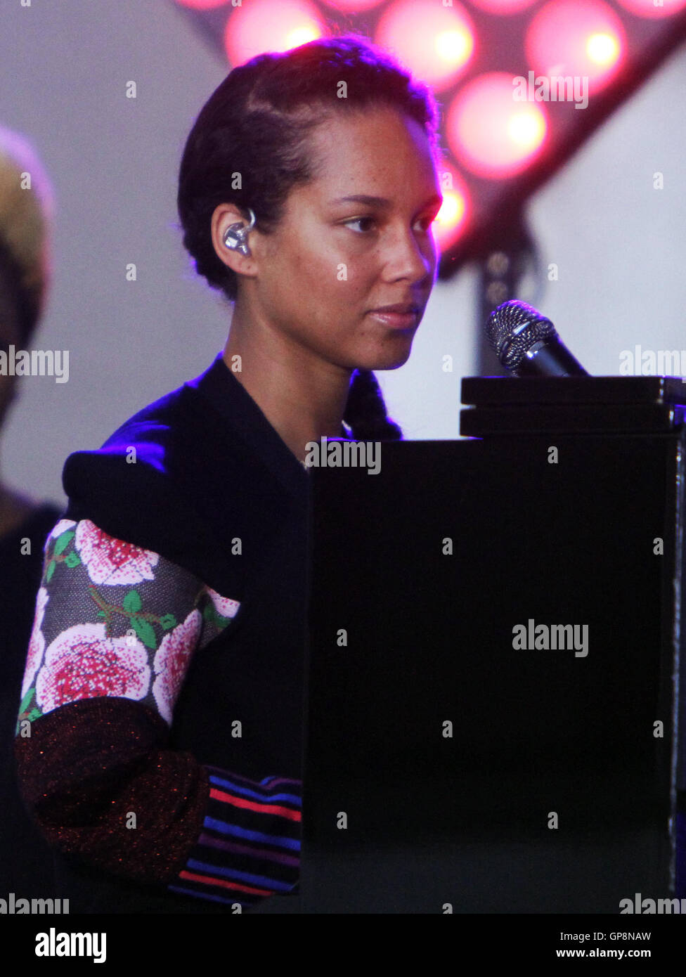 New York, USA. 2nd September, 2016. Alicia Keys performed NBC's Today ...