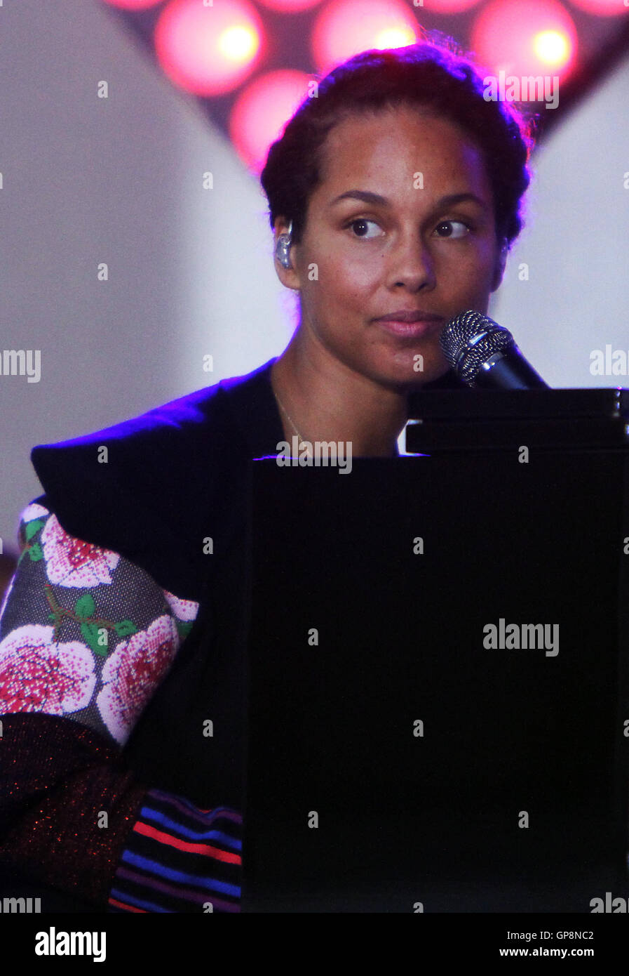 New York, USA. 2nd September, 2016. Alicia Keys performed NBC's Today ...