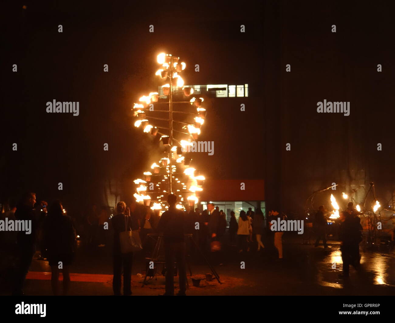 Fire Garden at Tate Modern for 350th anniversary of London Great Fire ...