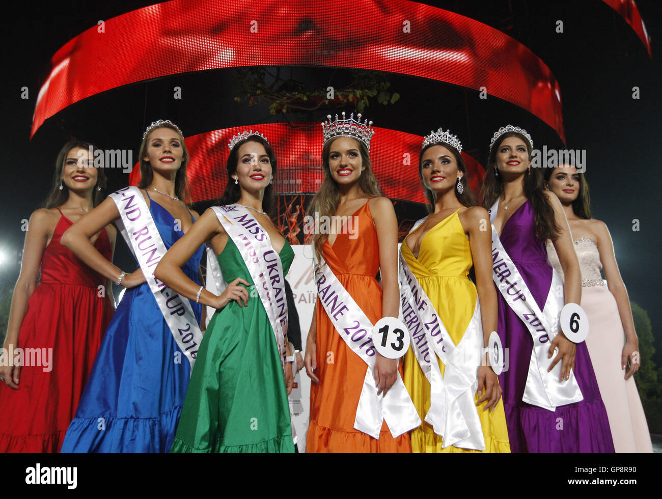August 2, 2016 - Kiev, Ukraine - 18-year-old, winner of the ''Miss ...