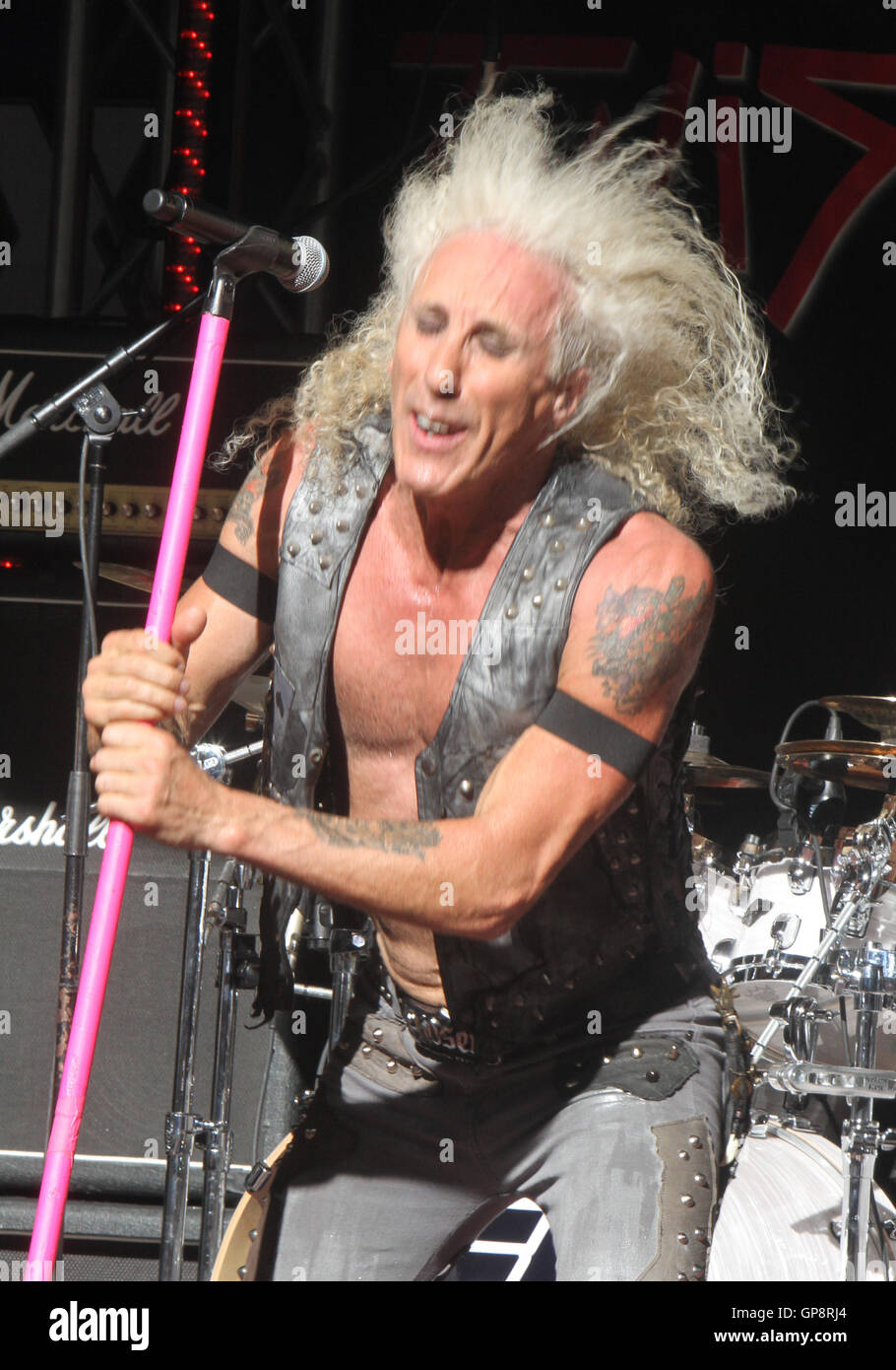 New York, USA. 2nd September, 2016. Dee Snider of Twisted Sister ...