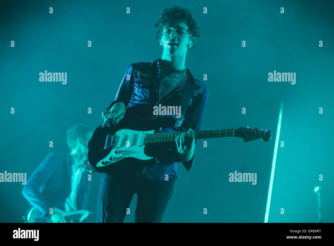August 26, 2016 - Matthew Healy, Adam Hann, Ross MacDonald, and George ...