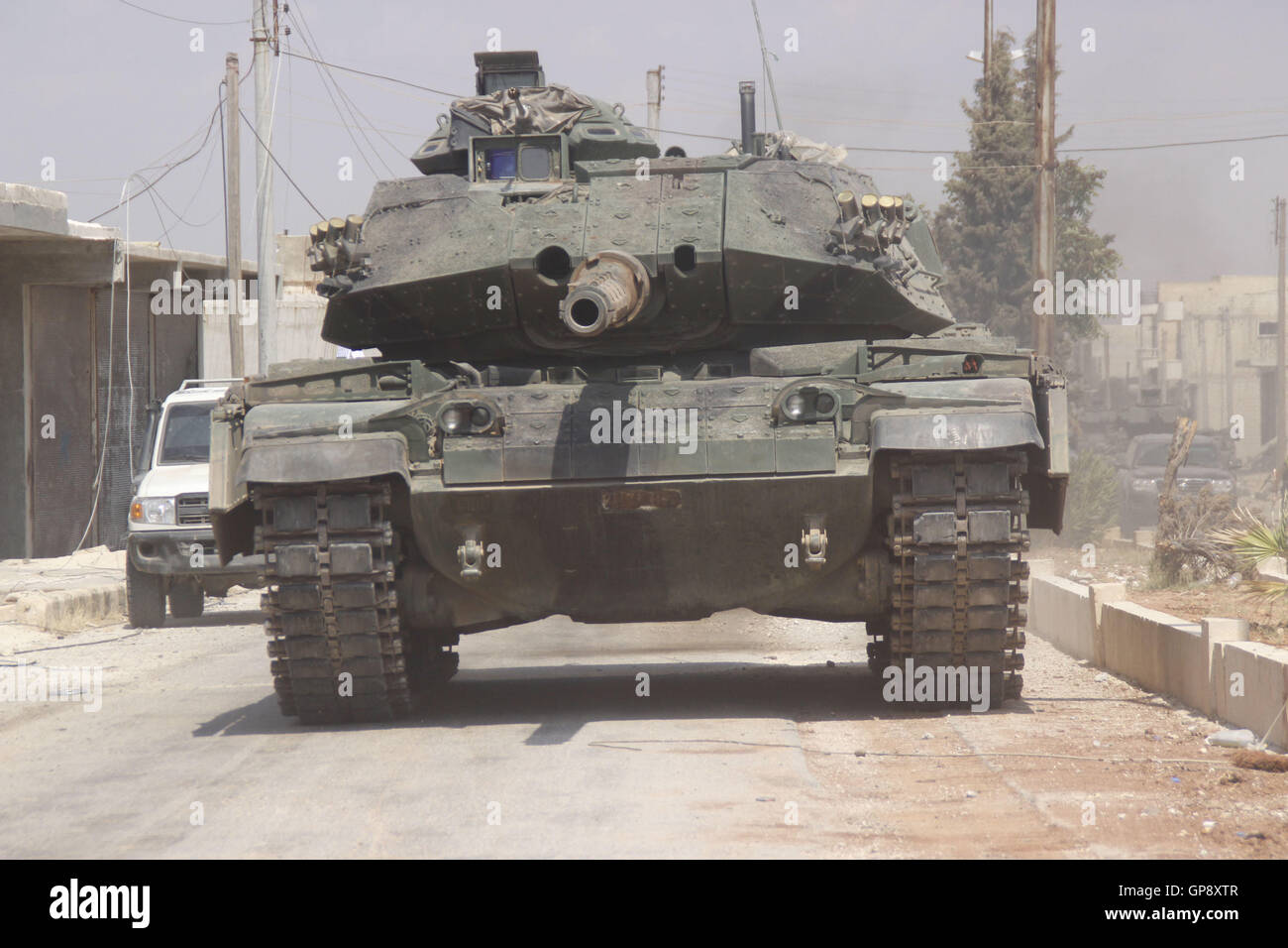 Al-Rai, Syria. 3rd September, 2016. The second stage of the Daer Furat ...