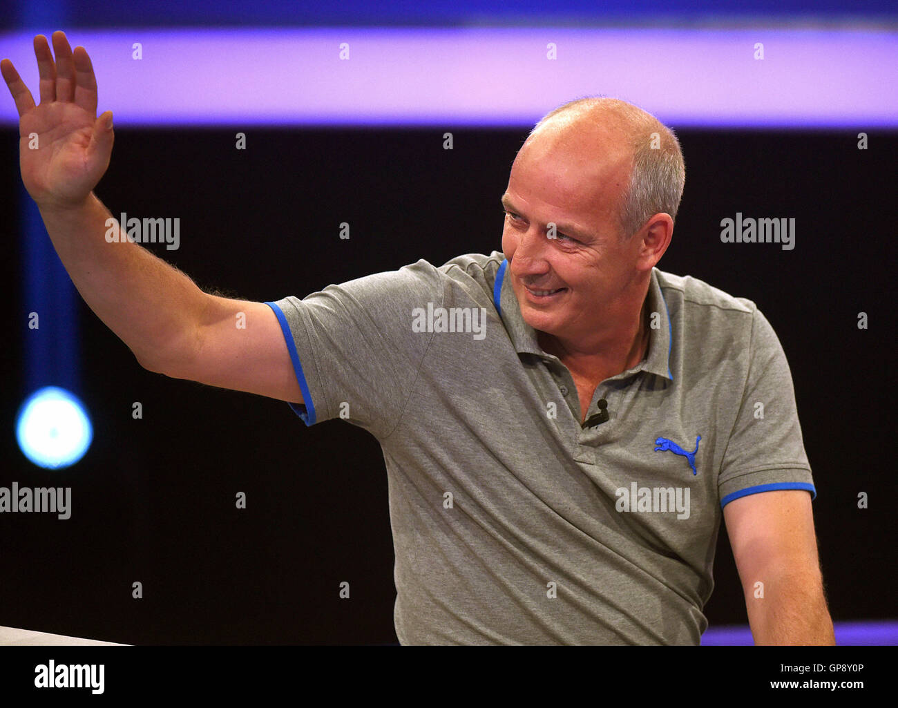Cologne, Germany. 2nd Sep, 2016. Former footballer Mario Basler ...