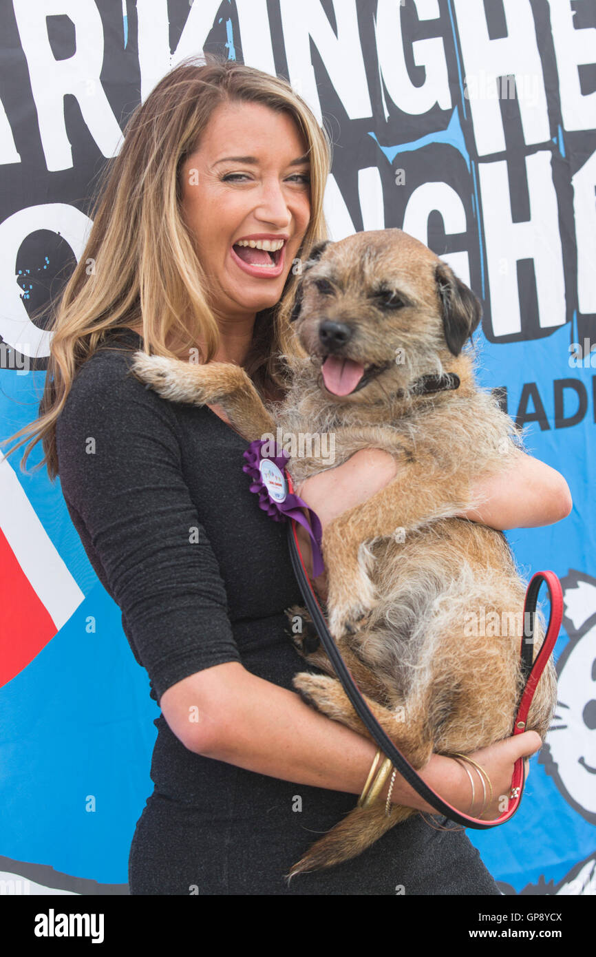London, UK. 3 September 2016. Pictured: TV presenter Sarah Champion ...