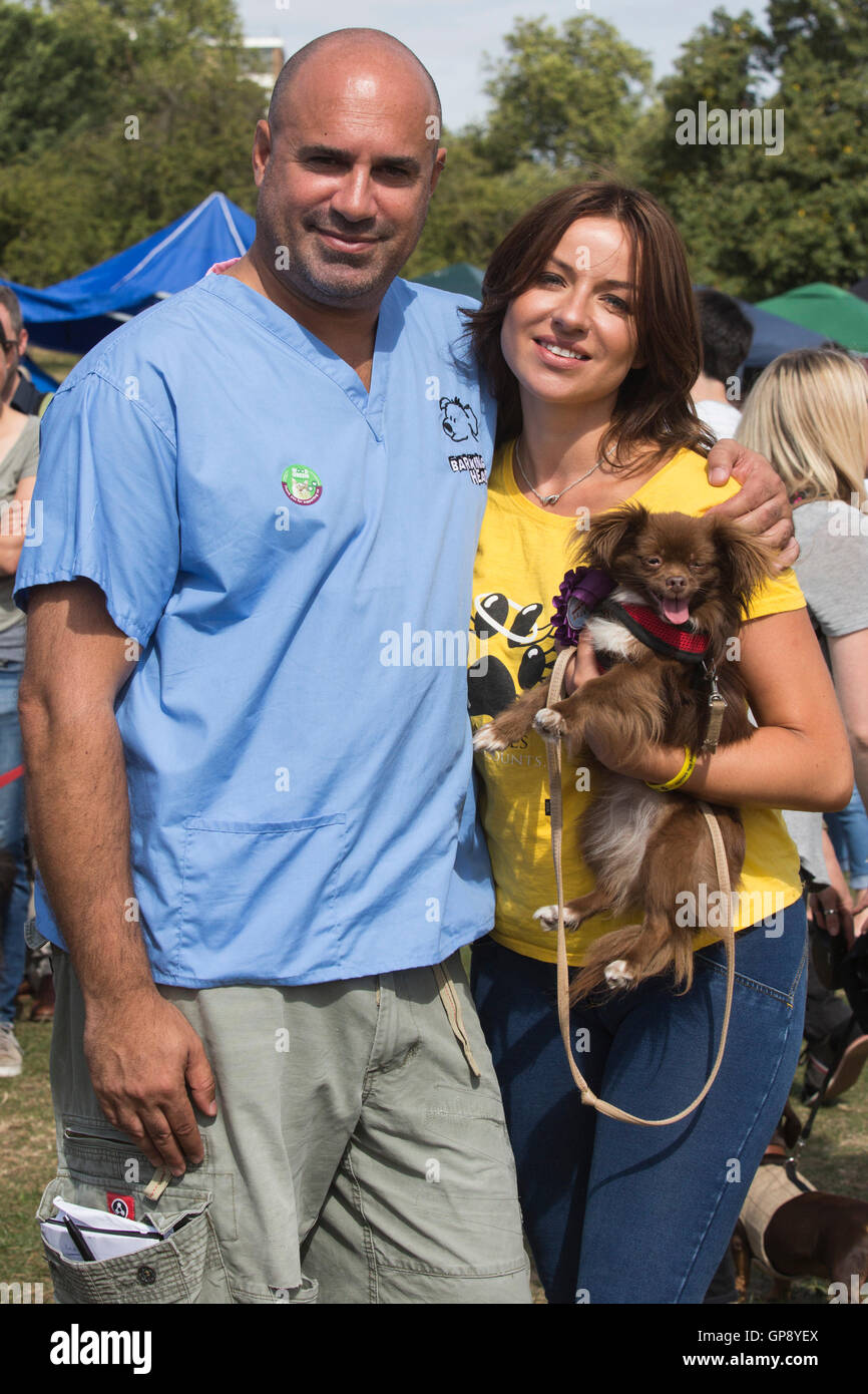 London, UK. 3 September 2016. Pictured: Celebrity vet Marc Abraham with ...