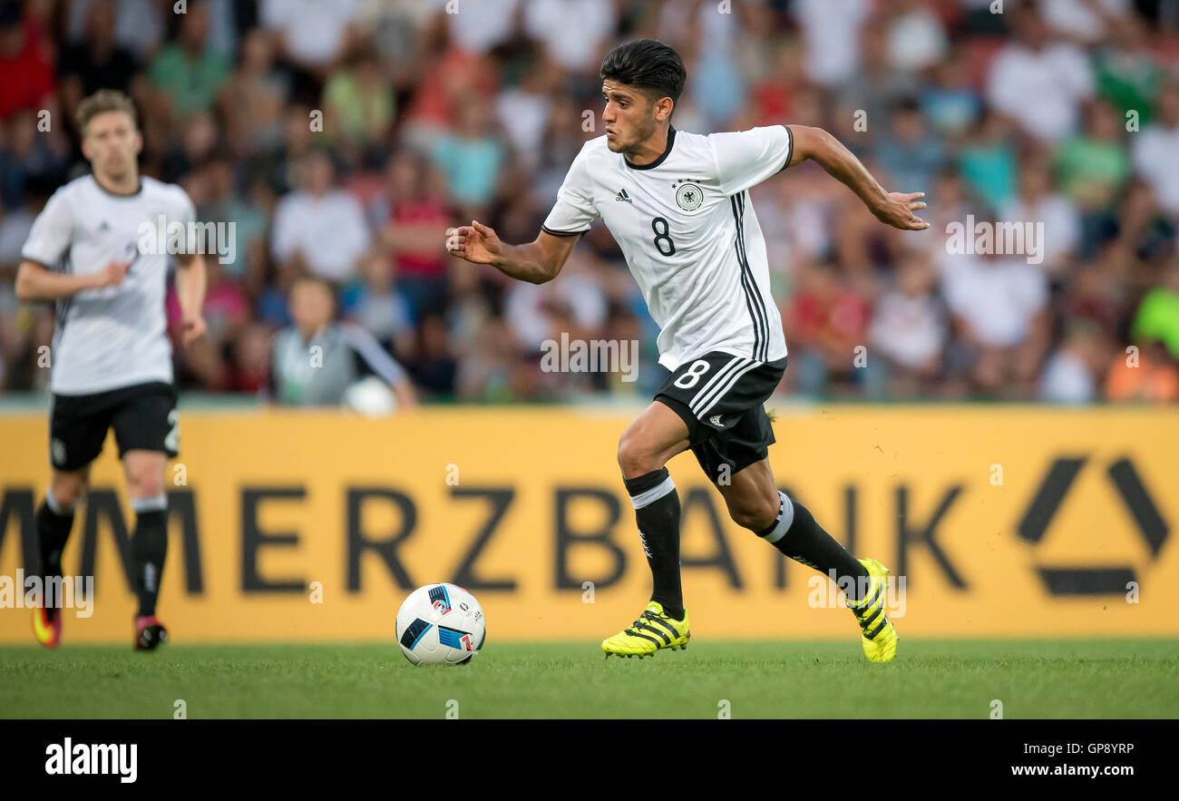 Germany's Mahmoud Dahoud in action during the under-21s friendly ...