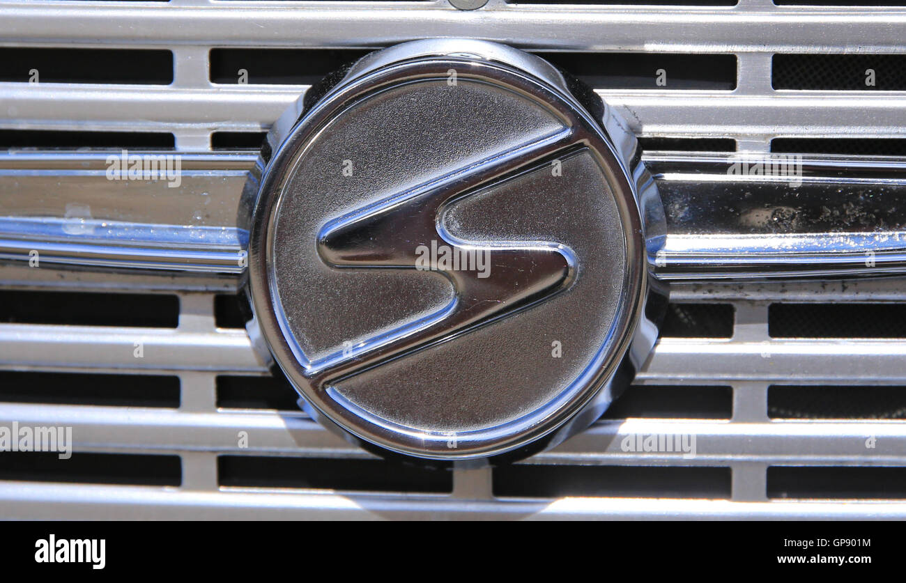 Magdeburg, Germany. 3rd Sep, 2016. A Trabant logo pictured at the 18th ...