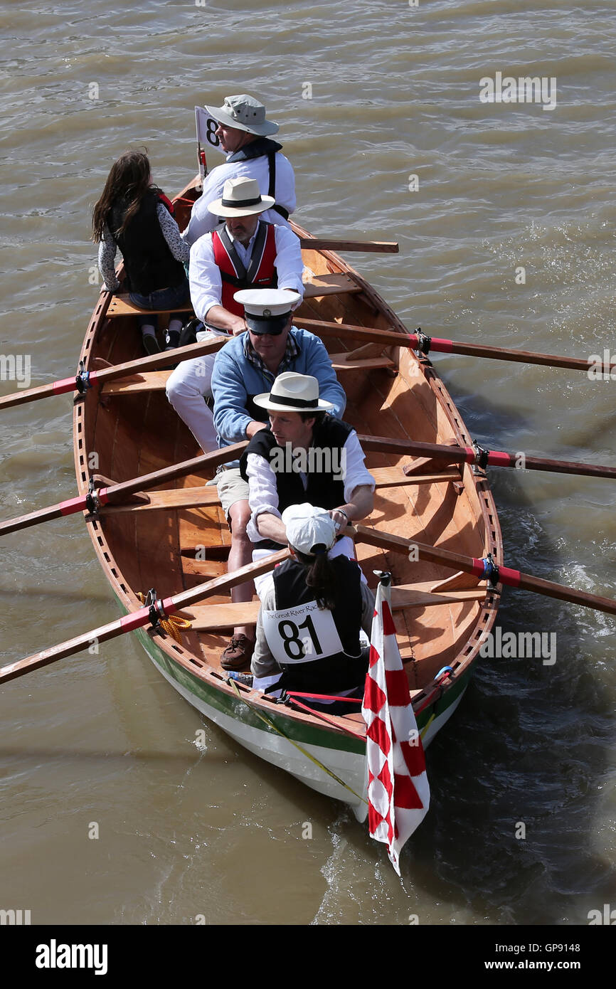 London, UK. 3rd Sep 2016. The Great River Race. Credit: Simon Balson ...