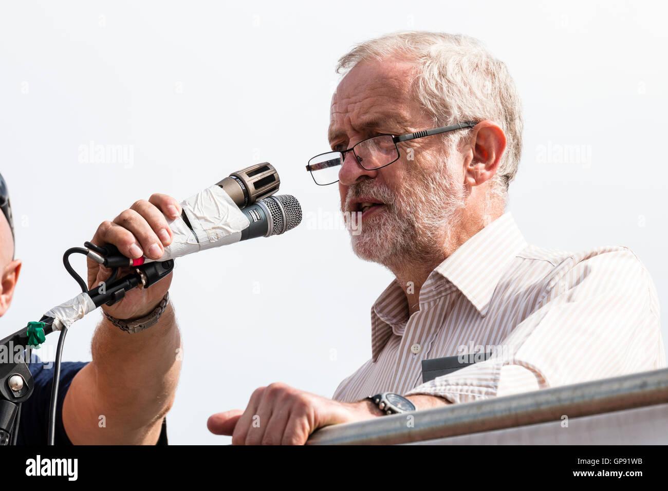 Jeremy Corbyn, UK opposition leader and head of the labour party ...