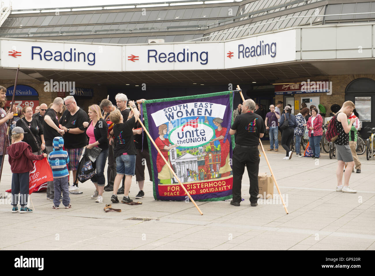 Gay Pride demonstration Reading Stock Photo - Alamy