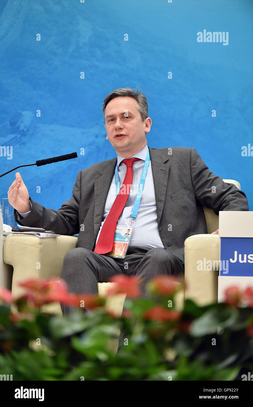 Hangzhou, China's Zhejiang Province. 3rd Sep, 2016. Rio Tinto CEO Jean ...