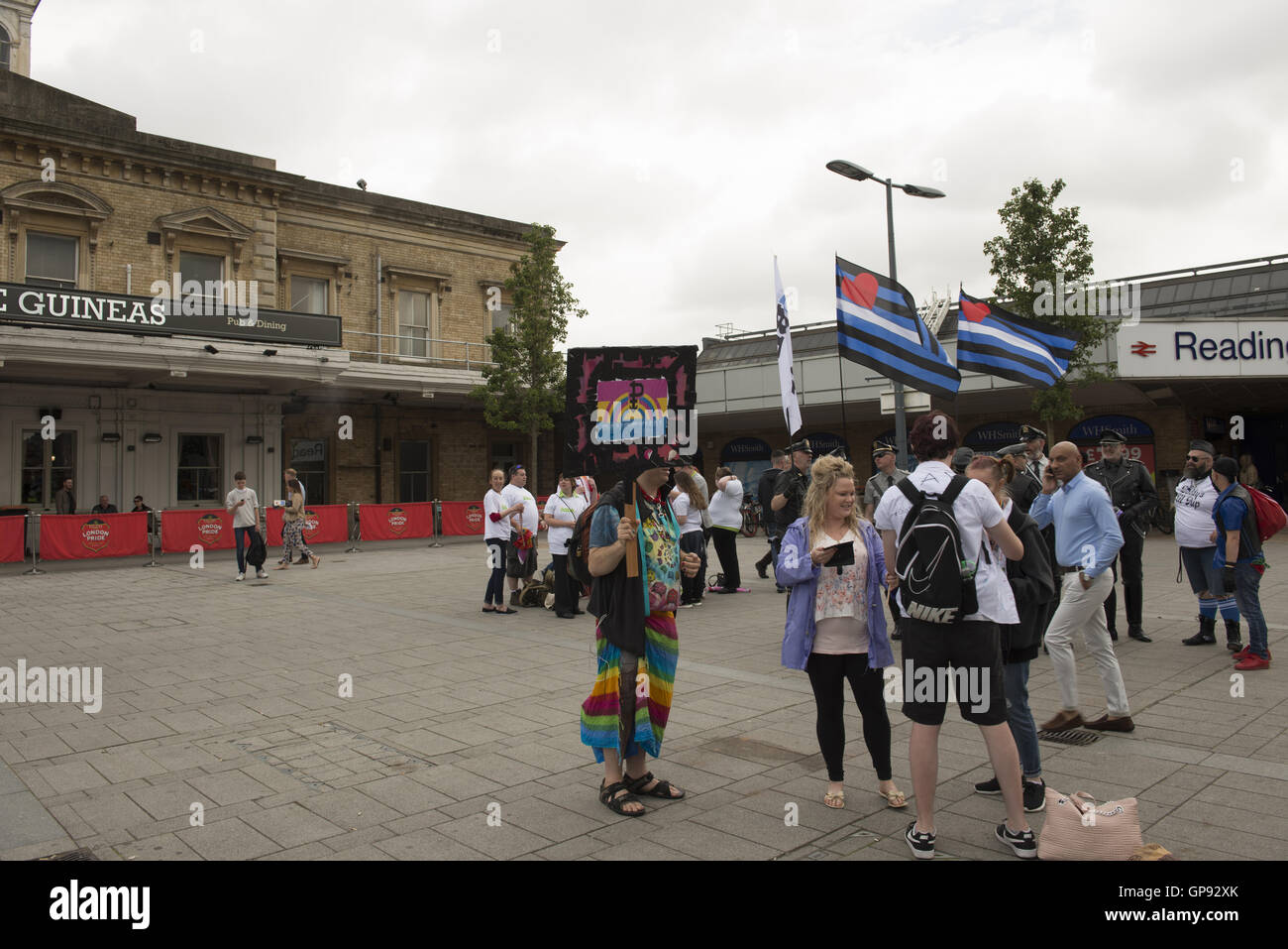 Gay Pride demonstration Reading Stock Photo - Alamy