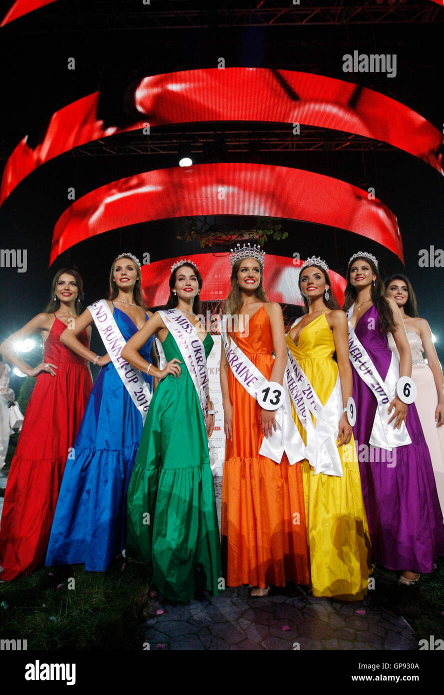 18-year-old,winner of the "Miss Ukraine-2016" beauty contest OLEXANDRA ...