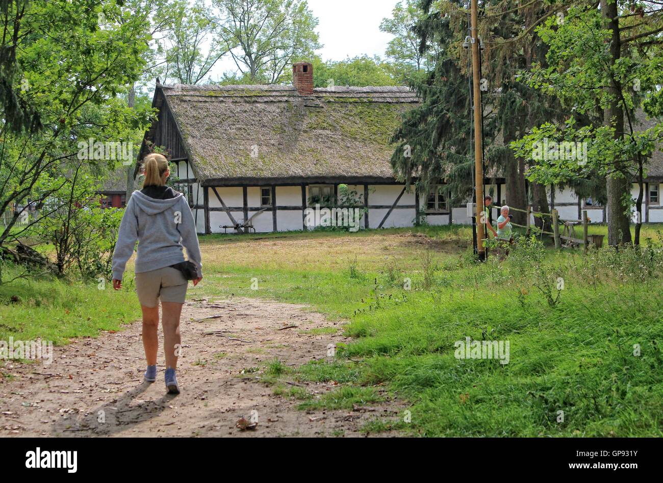 Kluki, Poland 3rd, Sept. 2016 People enjoy last days of summer visiting ...